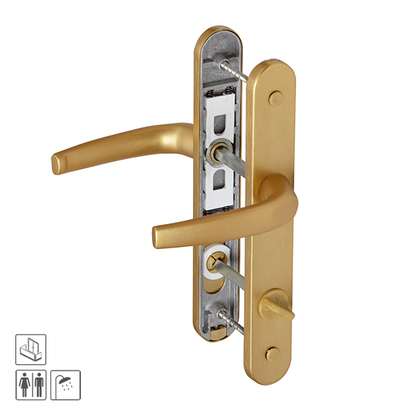 PVC Door Handle Anodized Coated Venus - Kayapen