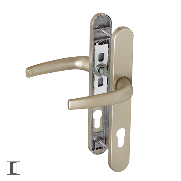 Venus PVC Door Handle 36/200/85 Spring Anodized Coated + Breakable ...