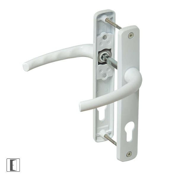 PVC Door Handle Powder Coated Safir - Kayapen