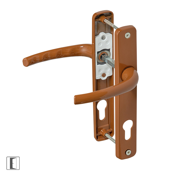 PVC Door Handle Powder Coated Safir - Kayapen