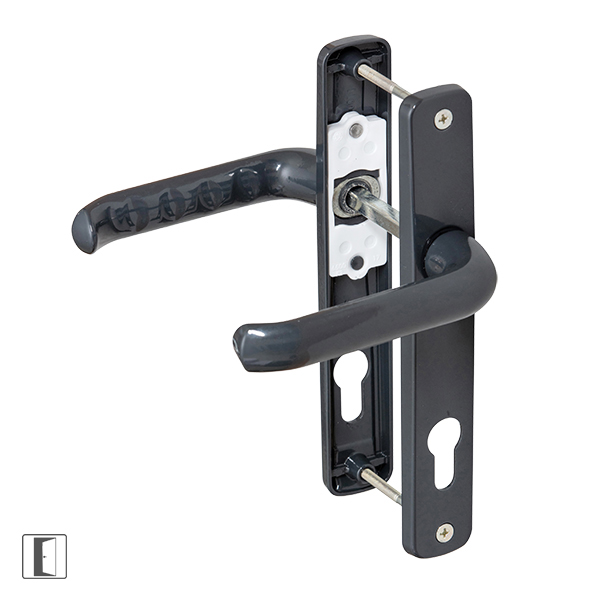 PVC Door Handle Powder Coated Diamond - Kayapen