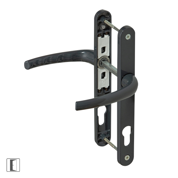 PVC Door Handle Powder Coated Star - Kayapen