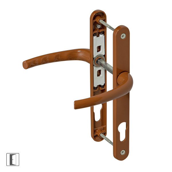 PVC Door Handle Powder Coated Star - Kayapen