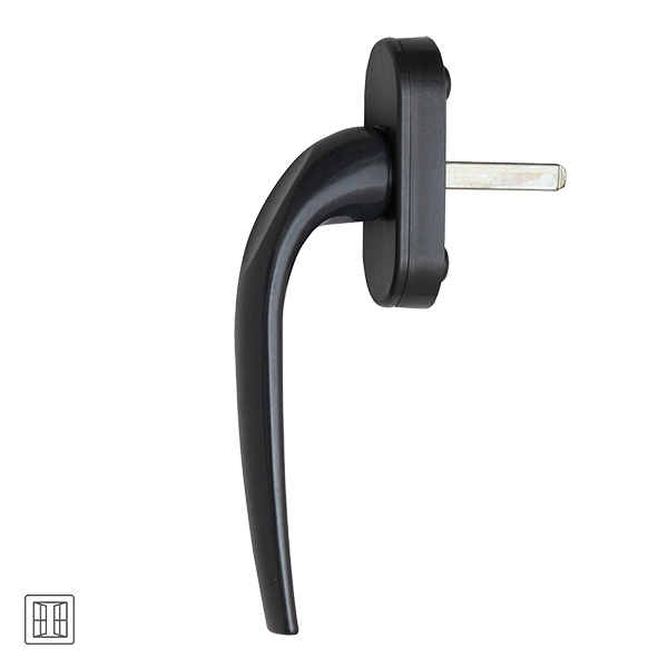 PVC Window Handle Powder Coated Dolphin - Kayapen