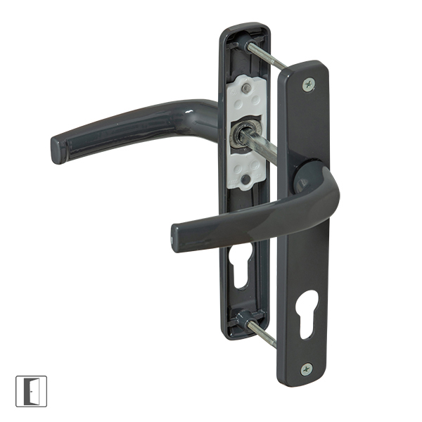 PVC Door Handle Powder Coated Venus - Kayapen