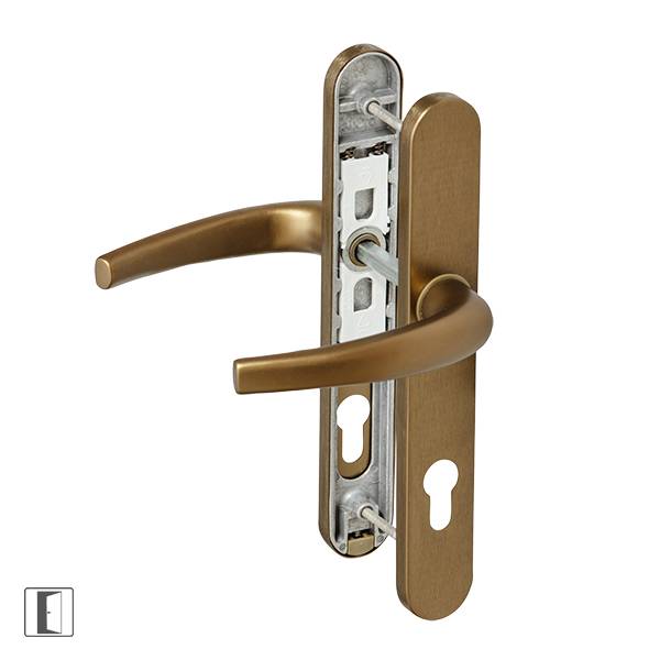 PVC Door Handle Anodized Coated Garnet - Kayapen