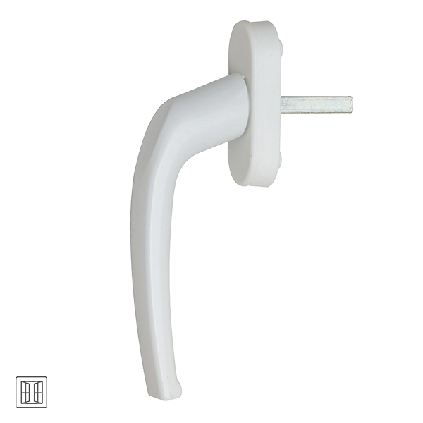 PVC Window Handle Powder Coated Venus - Kayapen